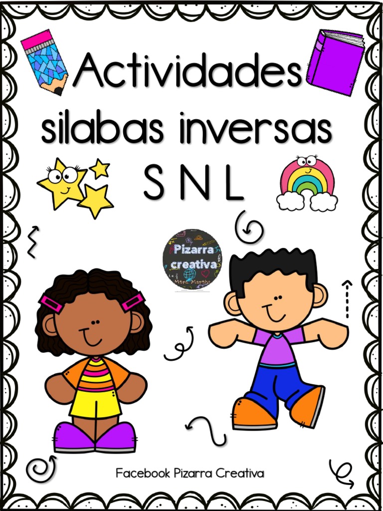 Actividades de sílabas inversas para niños | PDF