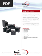 Enersys Selection Guide | PDF | Battery Charger | Rechargeable Battery