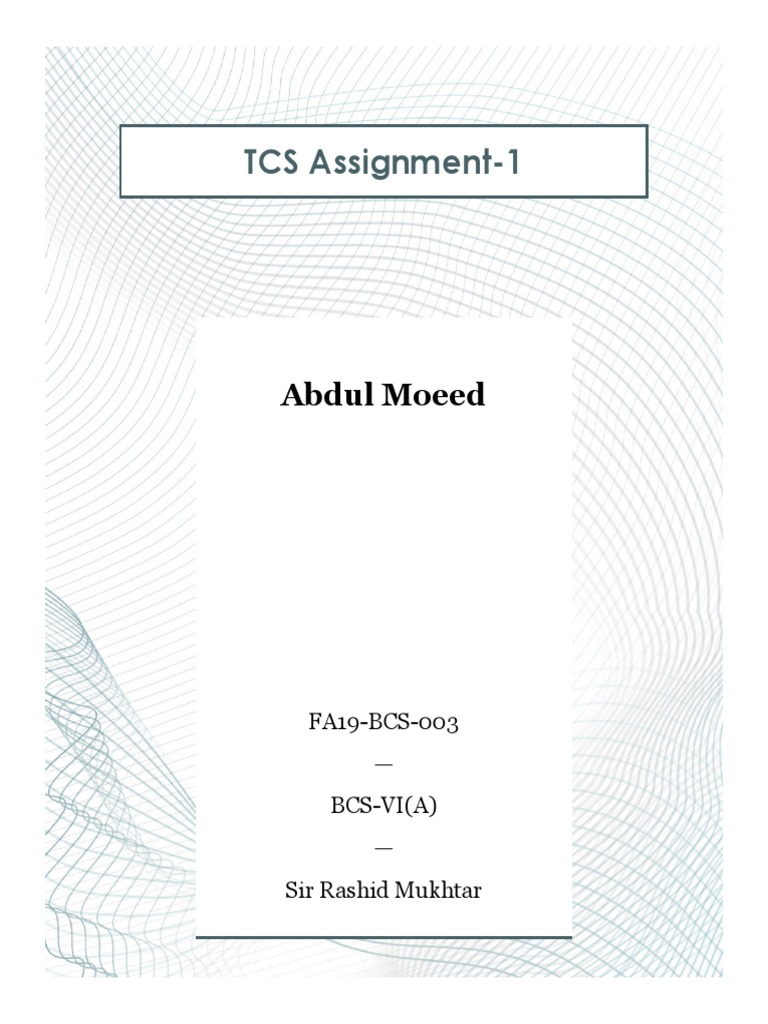 Assignment 1 Pdf Command Line Interface Hypertext Transfer Protocol 