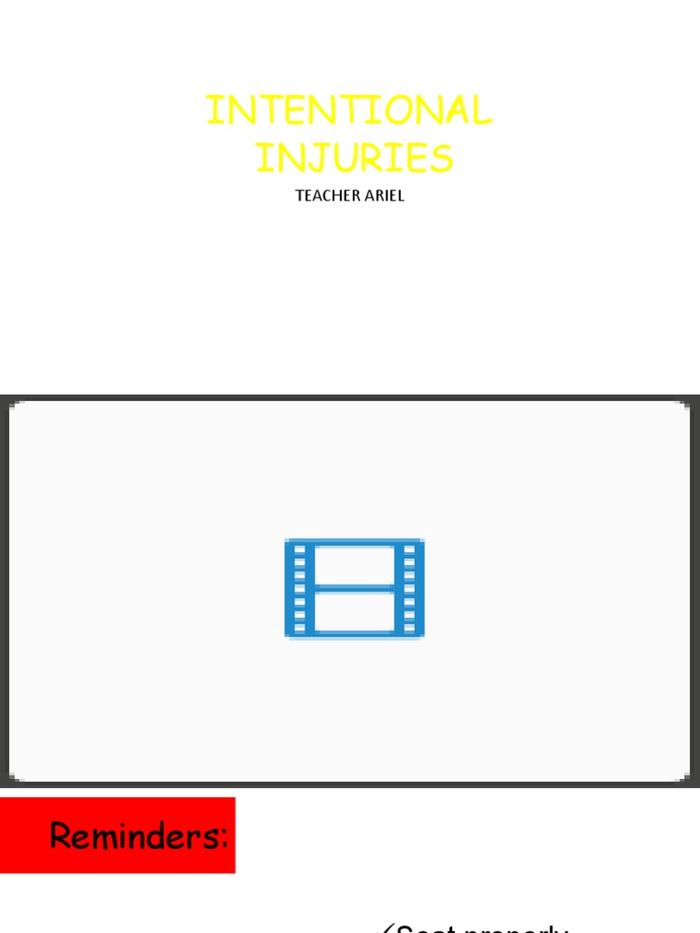 Cot-Health 9-Intentional Injuries | PDF | Violence | Domestic Violence