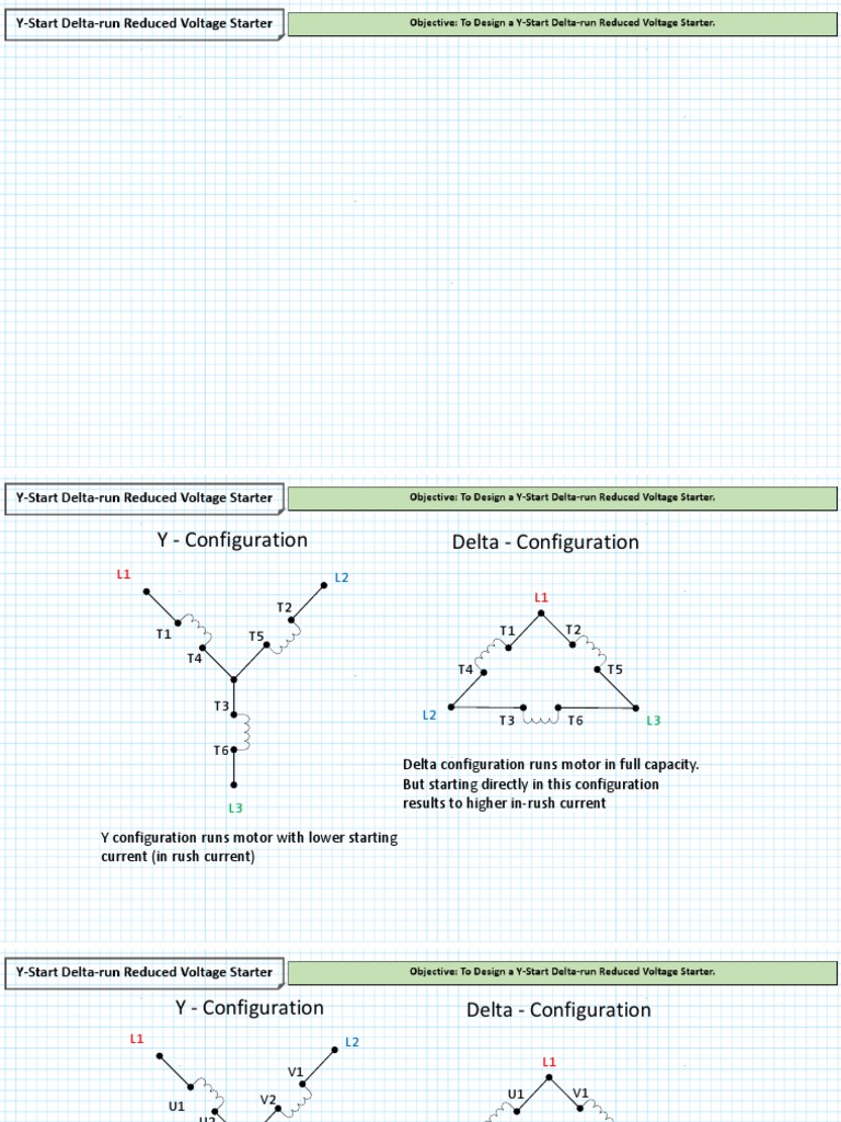 Wye Start Delta Run | Download Free PDF | Electrical Engineering | Electricity