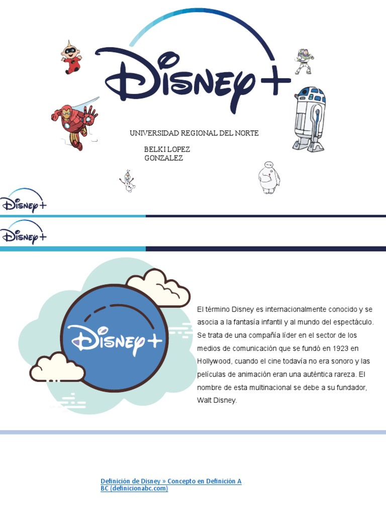 Plantilla Powerpoint Disney Plus | PDF