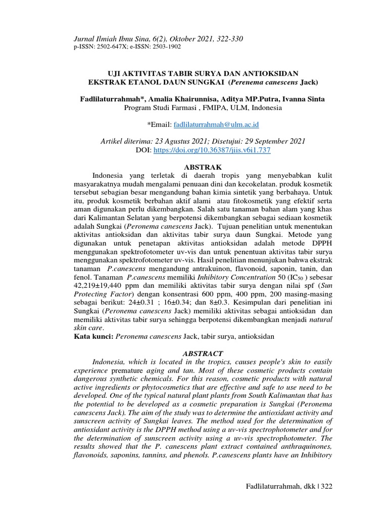 Jurnal Fenolik | PDF