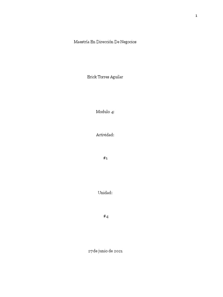 Actividad Integradora 1 Modulo 4 | PDF | Comercio electrónico | Logística