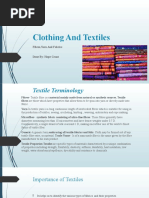 Introduction To Textiles | PDF | Yarn | Textiles