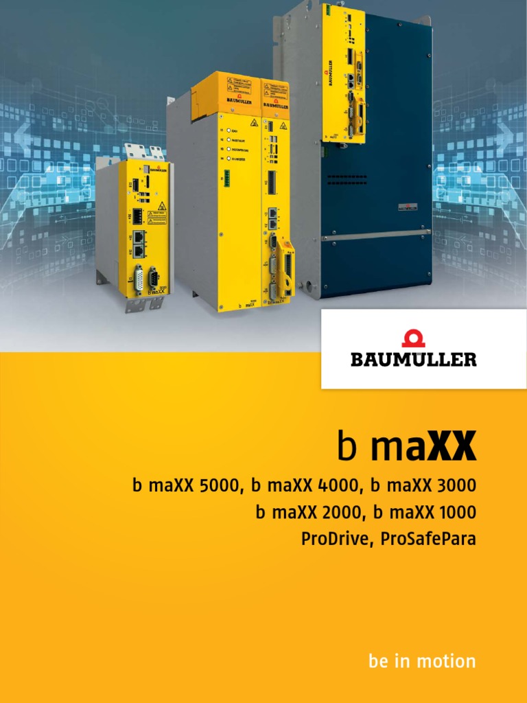 Baumueller 112019 | PDF | Electric Motor | Automation