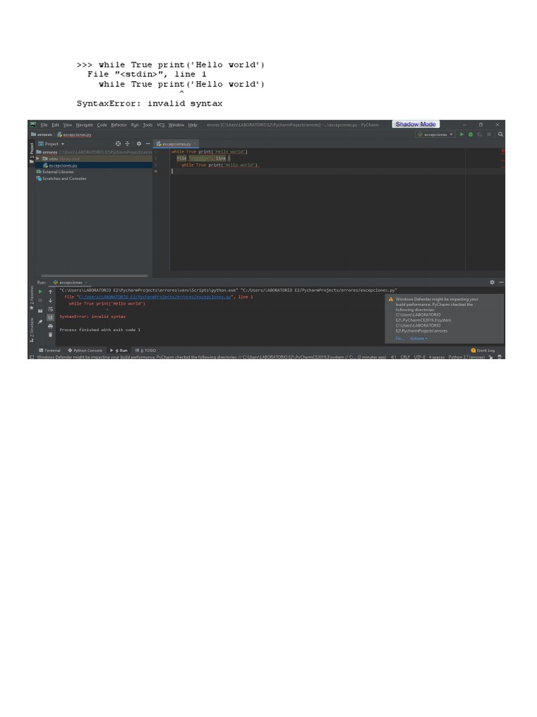 Errores y Excepciones | PDF | Computer Engineering | Computer Science