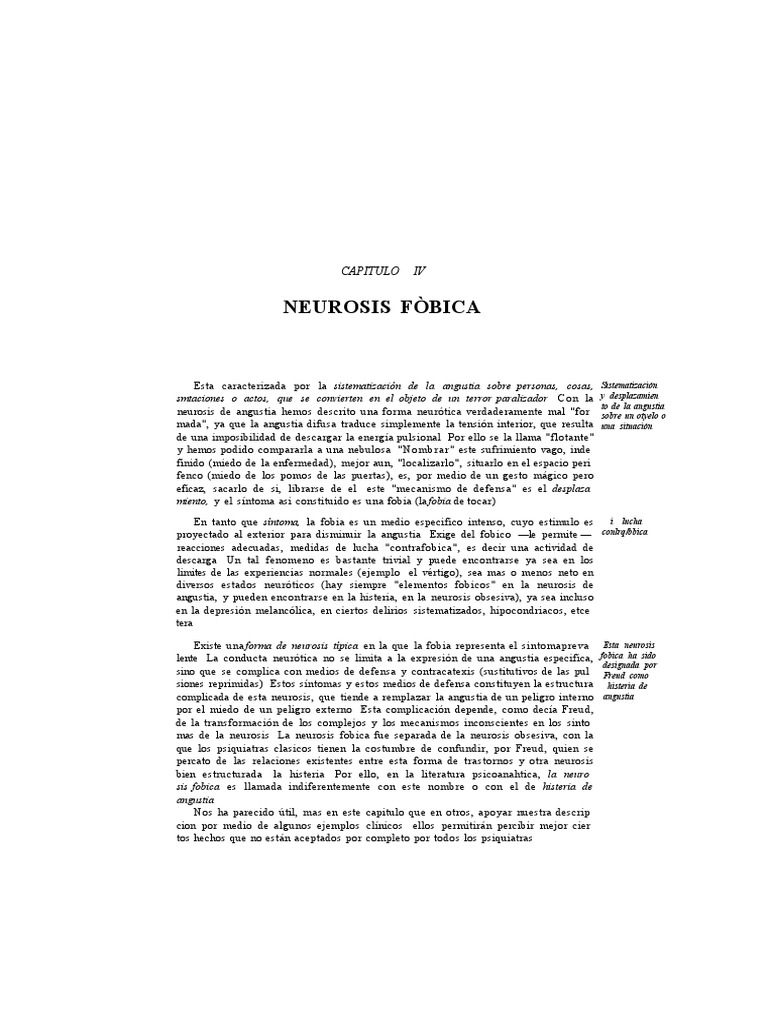 Tratado de Psiquiatria .Henry Ey | PDF | Neurosis | Fobia