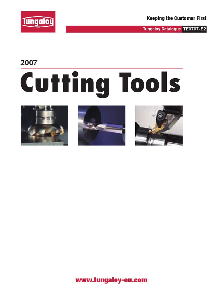 Cutting Tools Technical Guide | PDF | Steel | Chemical Vapor Deposition