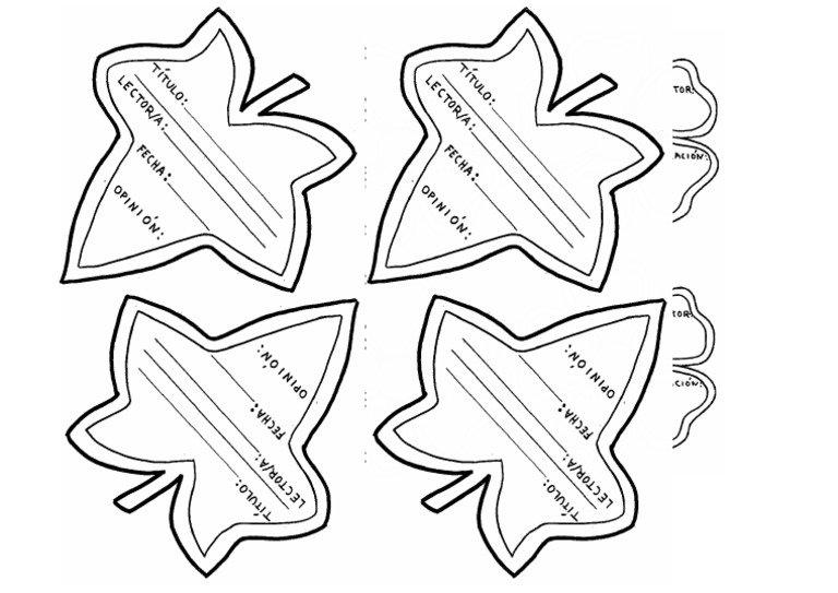 fICHAS ARBOL LECTOR | PDF