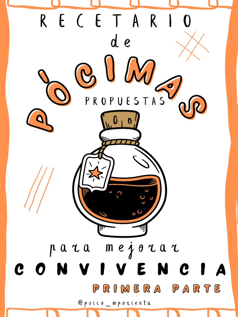 Recetario de Pócimas Propuestas para Mejorar La Convivencia | PDF