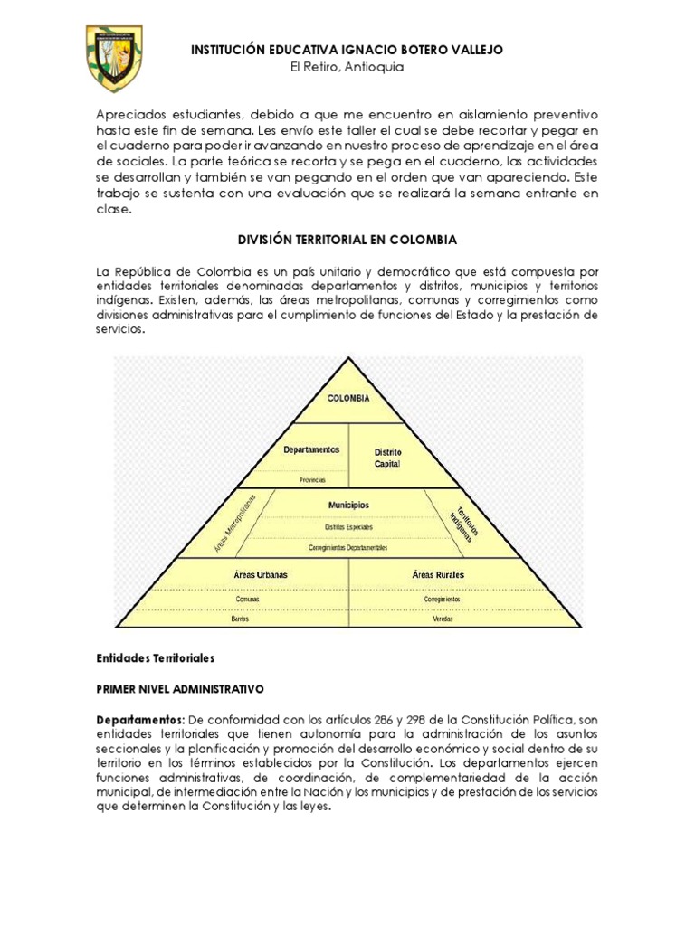 Division Territorial de Colombia | PDF