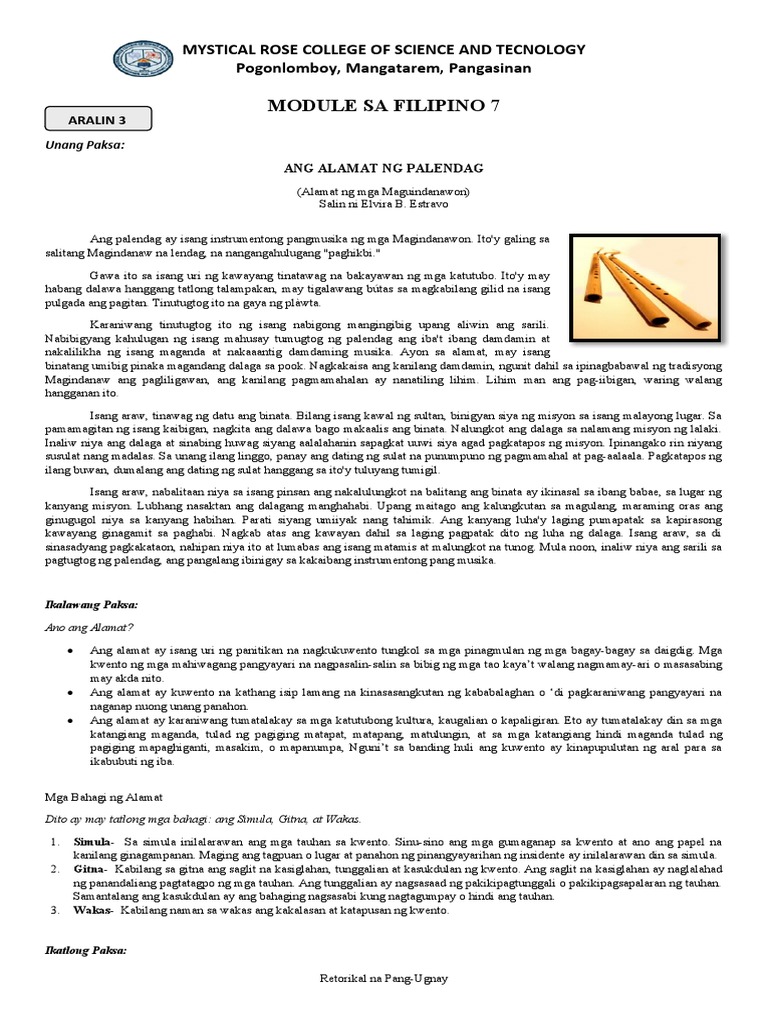 Filipino 7 Module 3 | PDF