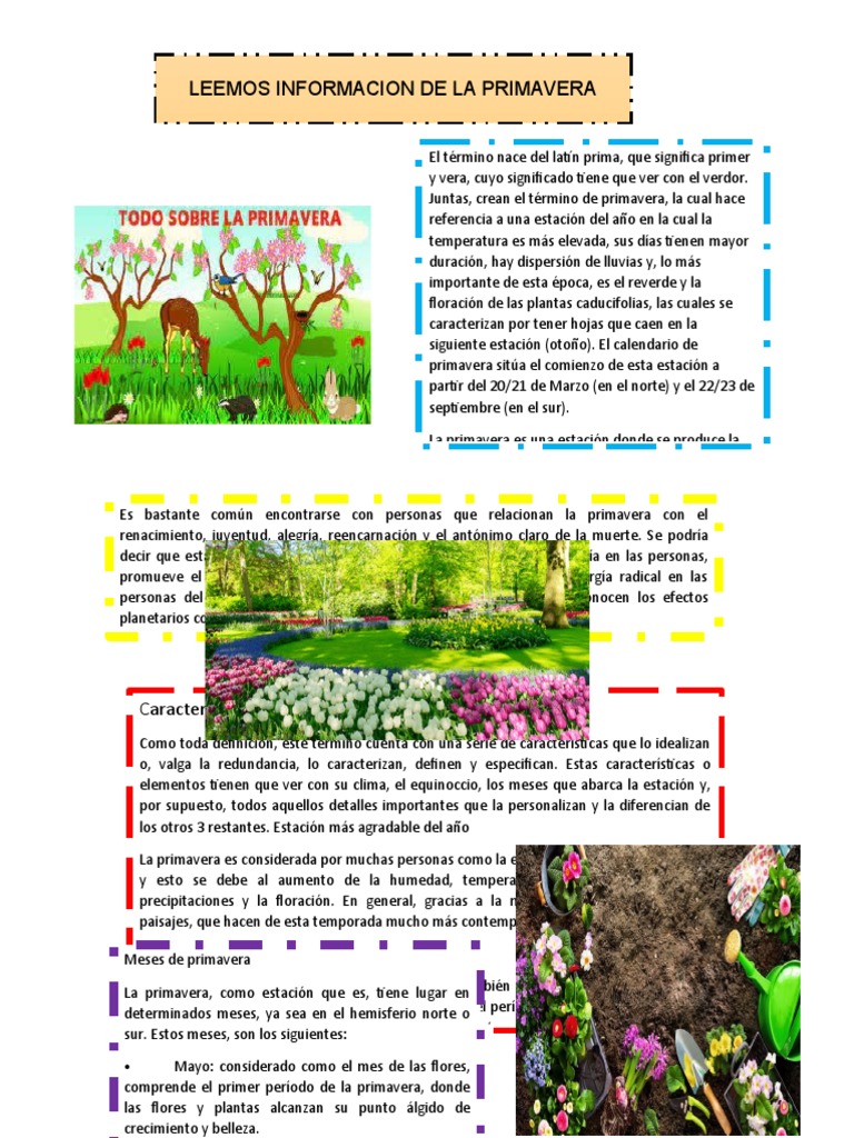 Primavera | PDF | Temporada de primavera) | Clima