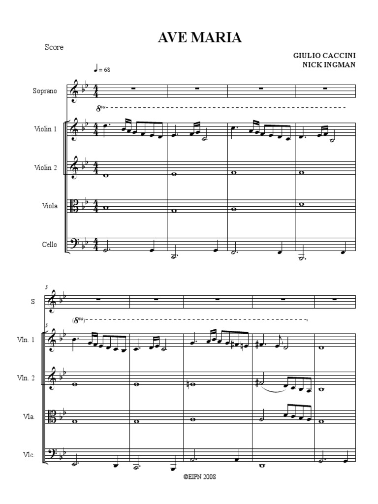 Caccini G Minor | PDF