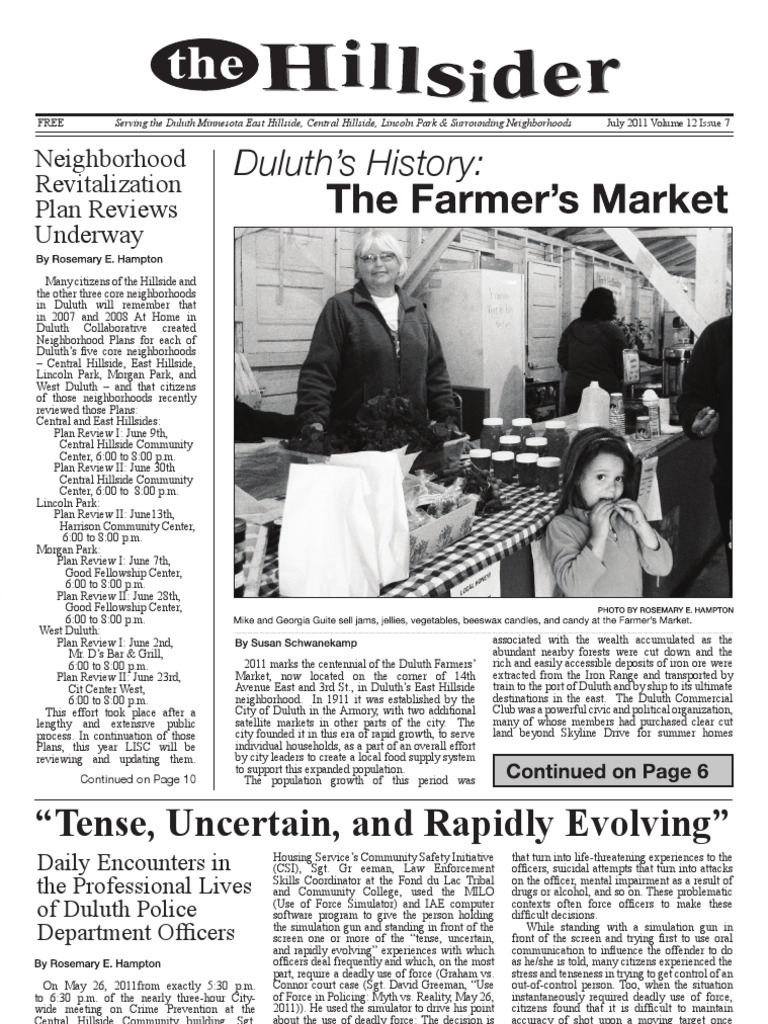 Duluth's History:: "Tense, Uncertain, and Rapidly Evolving" | PDF | E ...