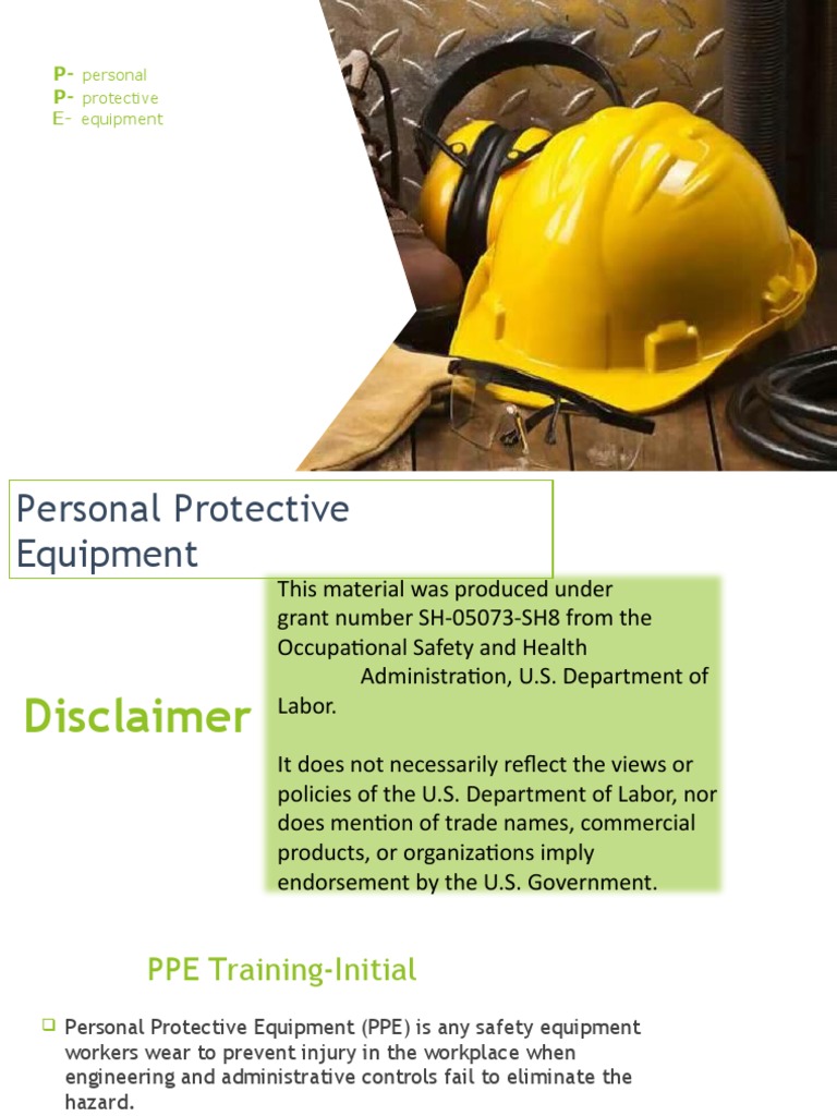 NR 06 - Personal Protection Equipment | PDF | Personal Protective ...