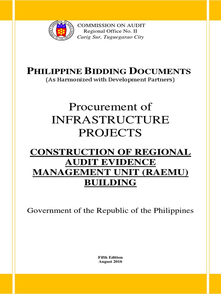 PBD Const of RAEMU BLDG Ro2 | PDF | Procurement | Joint Venture