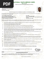 Nysc ONLINE-REGISTRATION Form-4 | PDF | Social Science