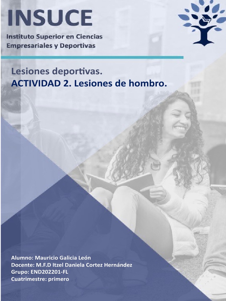 Actividad 2 Lesiones Deportivas | PDF | Hombro | Sistema musculoesquelético