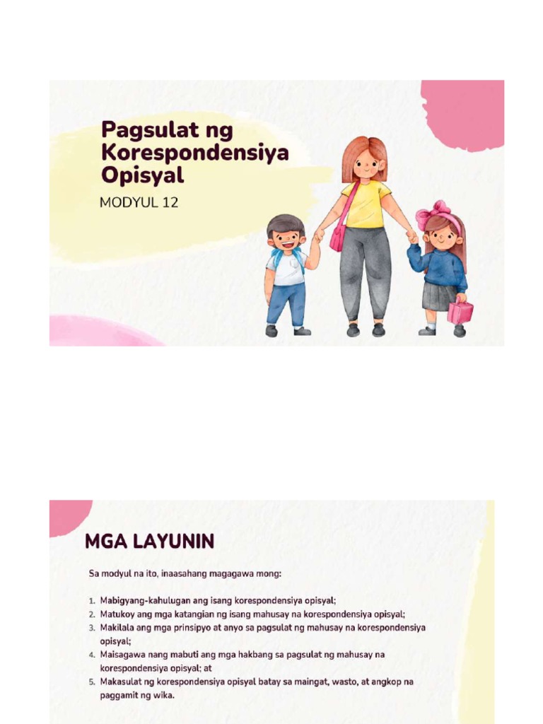 Pagsulat NG Korespondensiya Opisyal | PDF Pagsulat NG Korespondensiya Opisyal | PDF