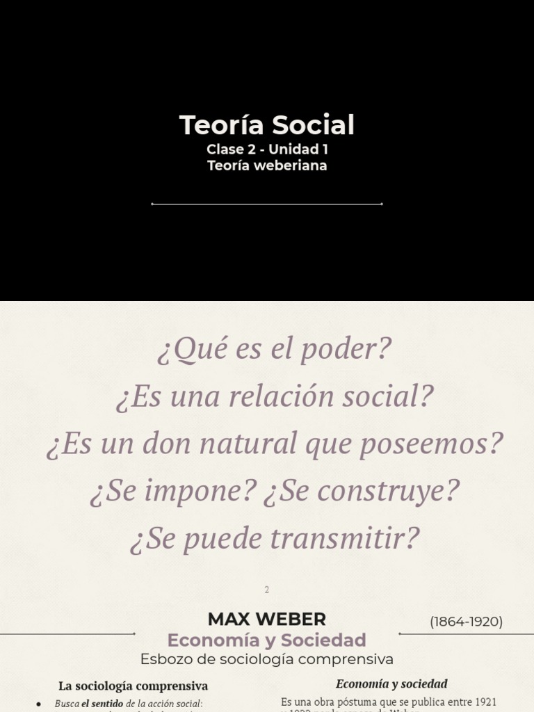 Teoría del Poder en Weber | PDF | Carisma | Sociología