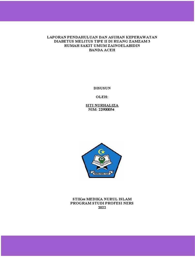 Laporan Pendahuluan DM Tipe 2 | PDF | Pengembangan Diri | Kesehatan Holistik