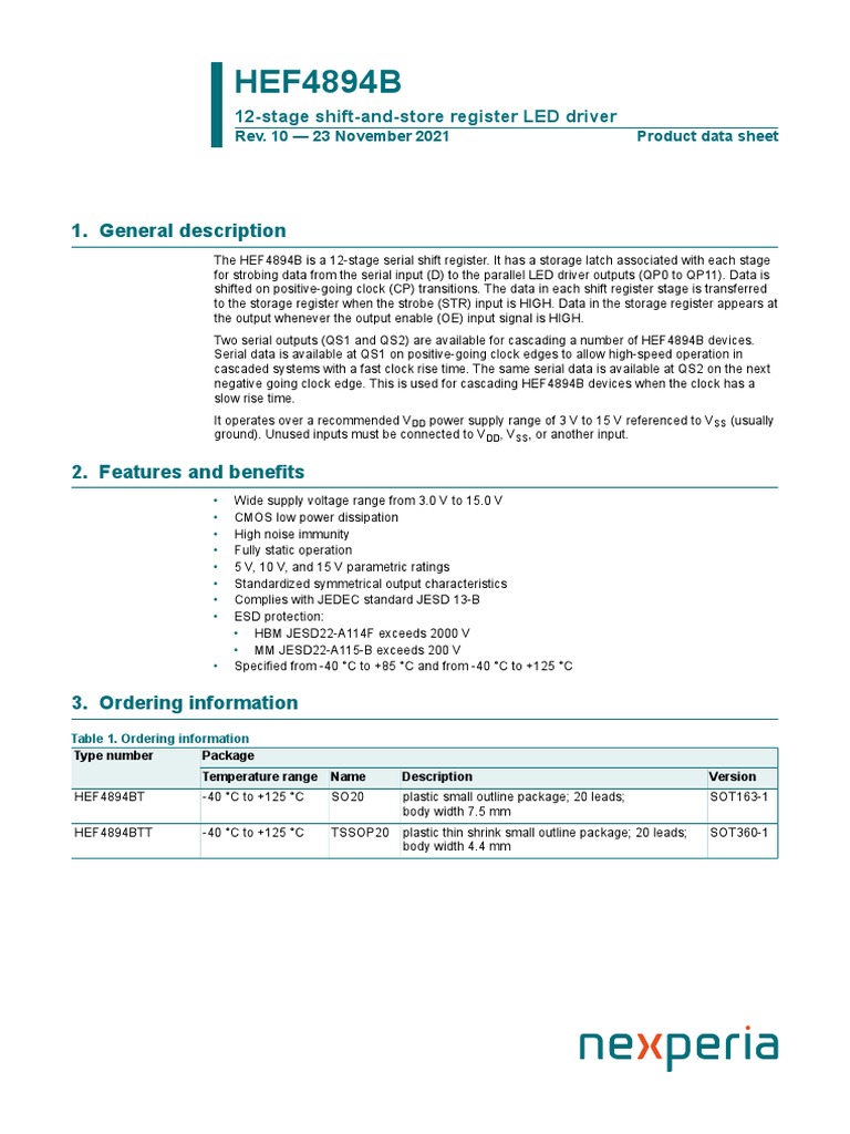 HEF 4894BT Painel Axor | PDF | Information And Communications Technology | Electrical Components