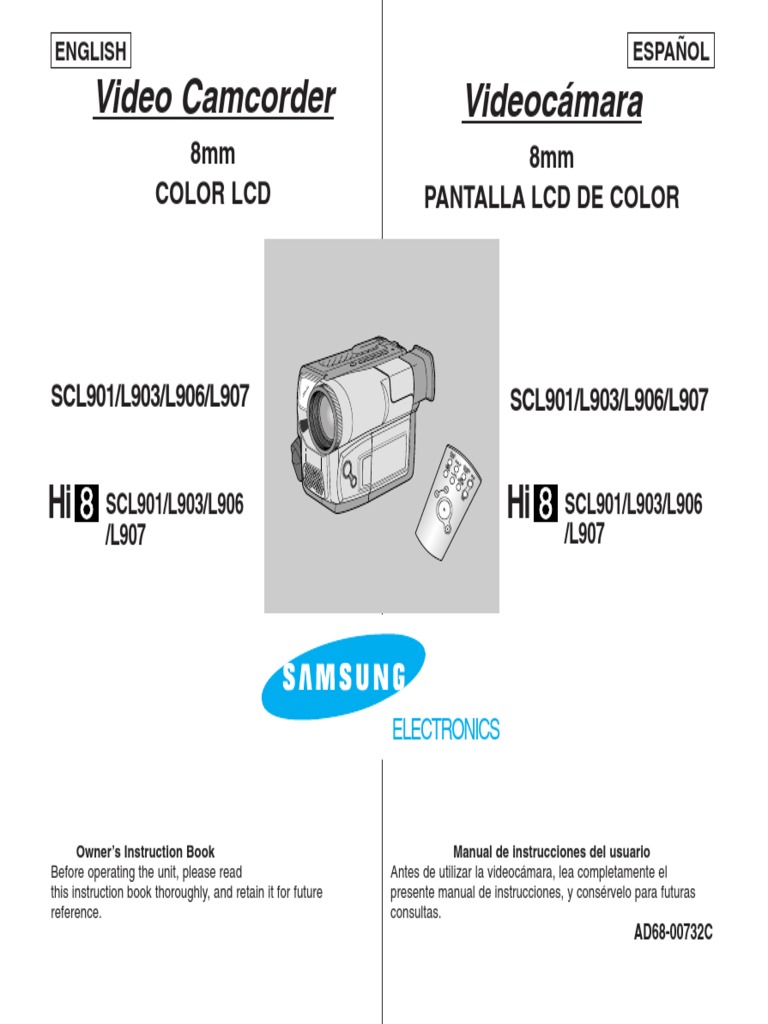 Camara Samsung SCL901 | PDF | Tecnología de pantalla | Vídeo