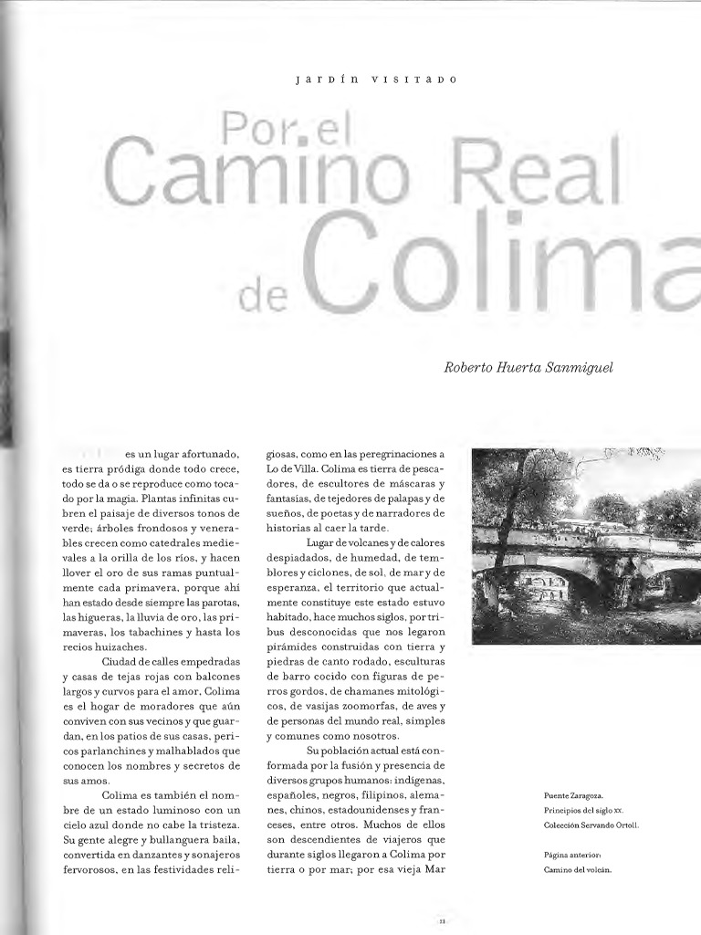 Por El Camino Real de Colima | PDF