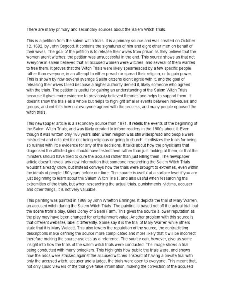 Ilan Malesev - Draft Submission Box - Salem Witch Trials Assessment ...