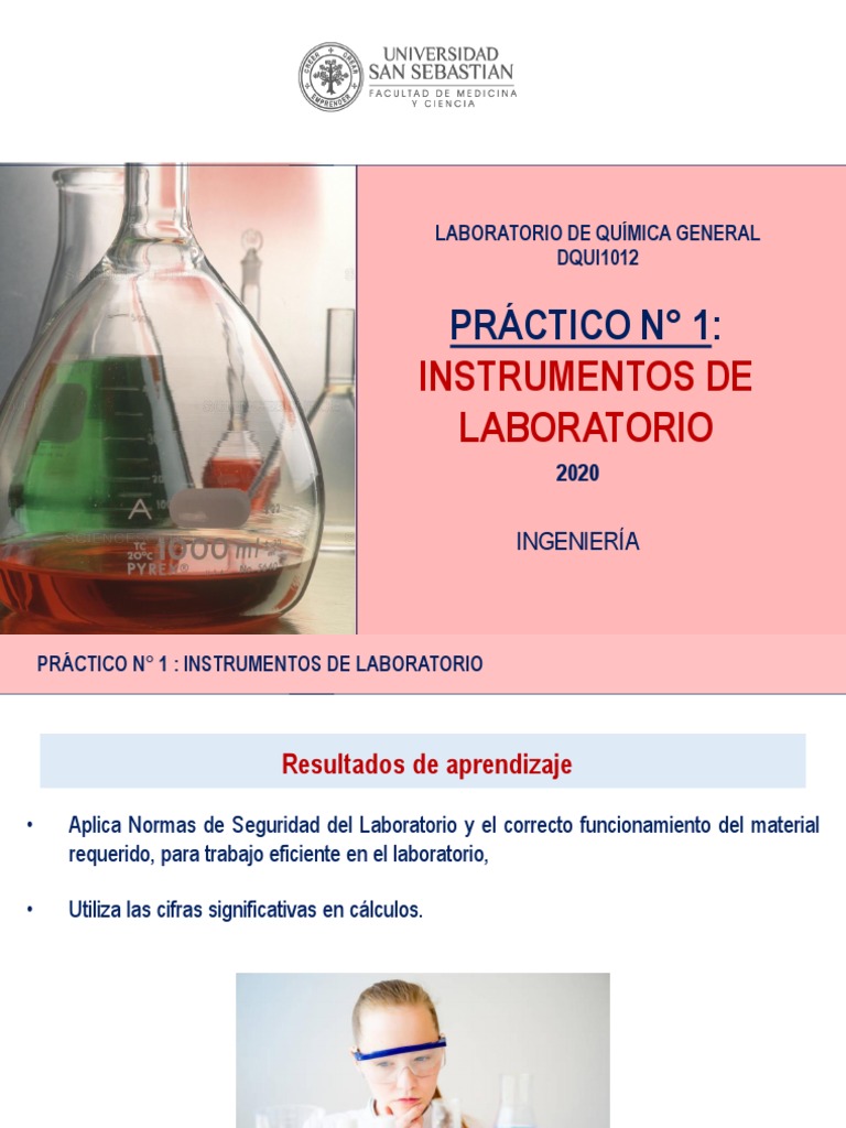 Practico 01 - Instrumentos de Laboratorio | PDF | Balanza | Laboratorios