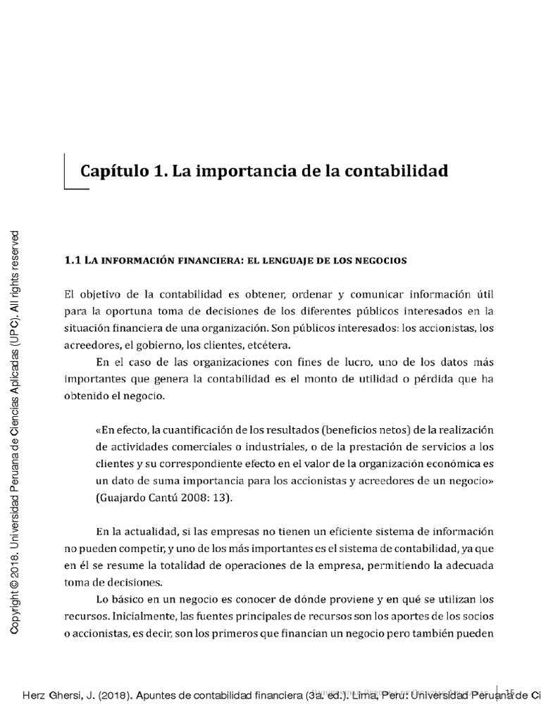 Importancia de La Contabilidad | PDF