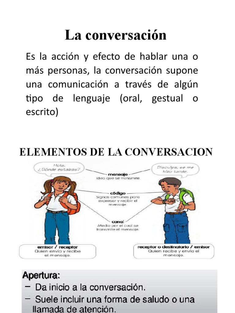 La Conversación | PDF | Estudios de idiomas extranjeros