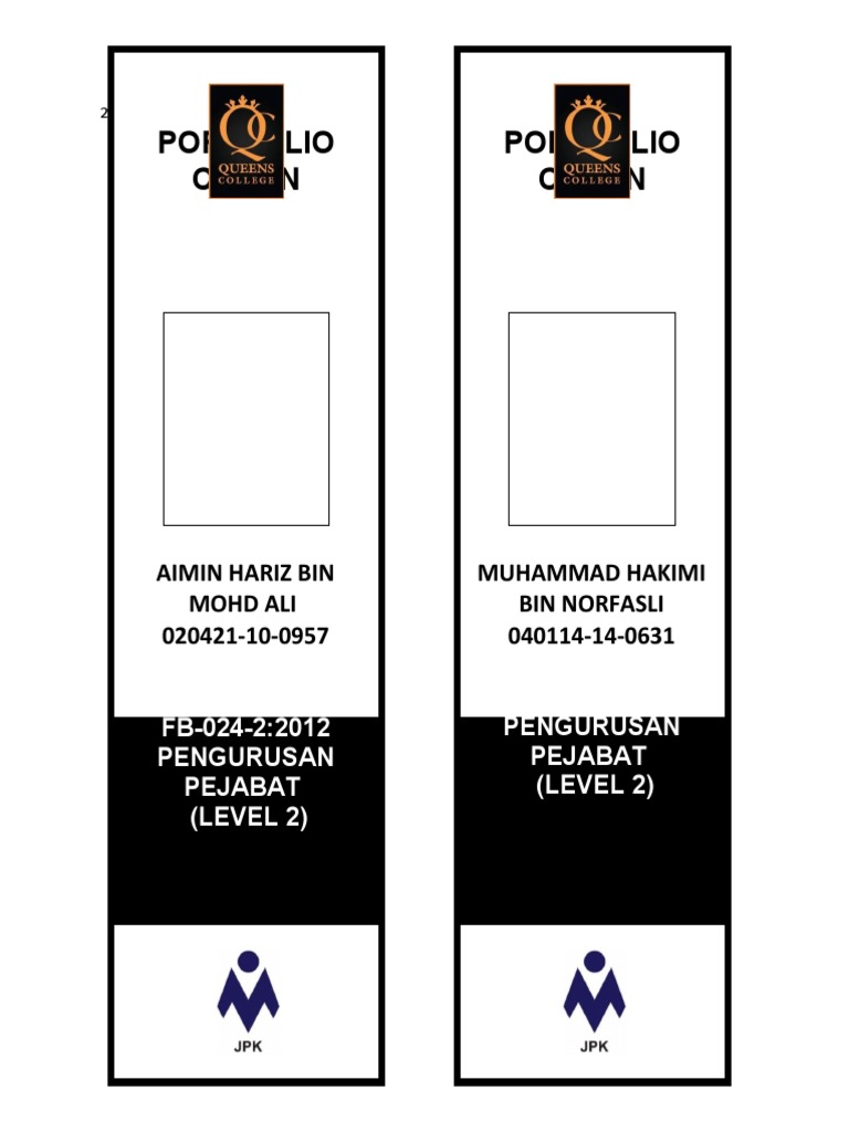 Cover Tepi Portfolio L2 - SKM Grafik | PDF