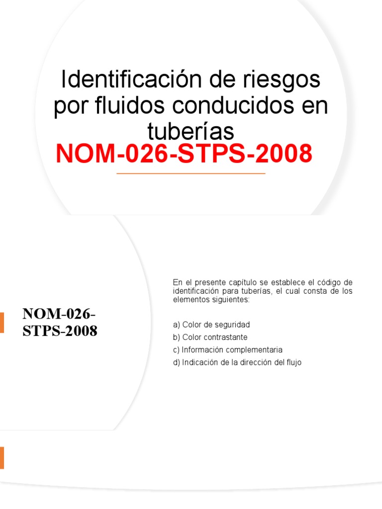 Identificación de Tuberías según NOM-026 | PDF | Color | Agua