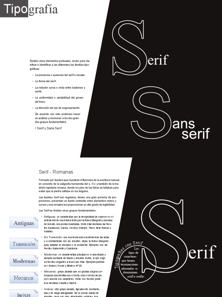 Tipografias | PDF | Serif | Sans Serif