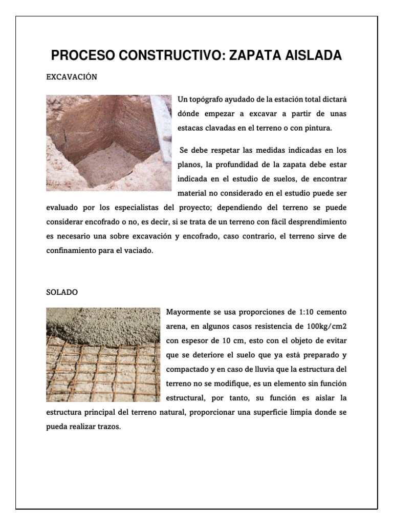 Proceso Constructivo | PDF | Hormigón | Materiales
