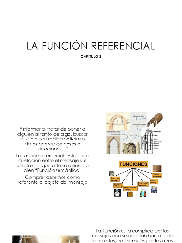 LA FUNCIÓN REFERENCIAL | PDF | Función (Matemáticas)