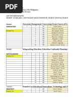 DepEd Sample Class Program and Teachers Schedule | PDF | Schools ...