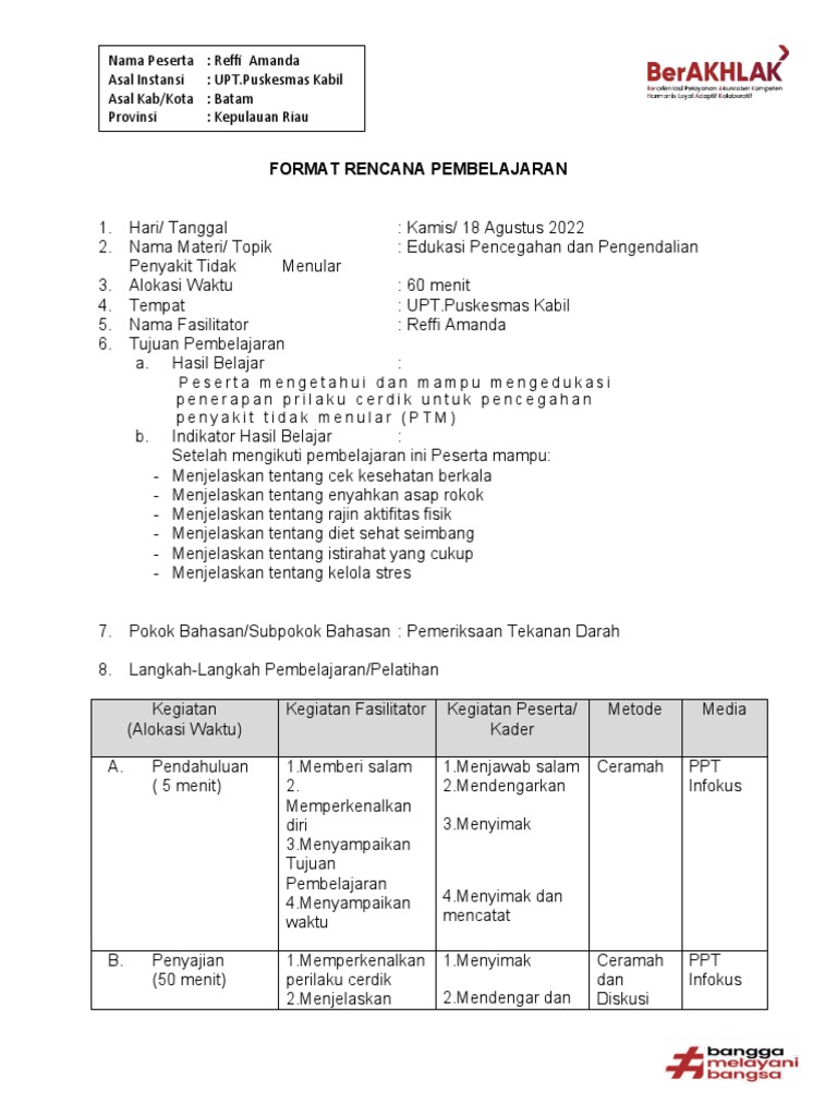 SAP Reffi Amanda (PKM Kabil) | PDF