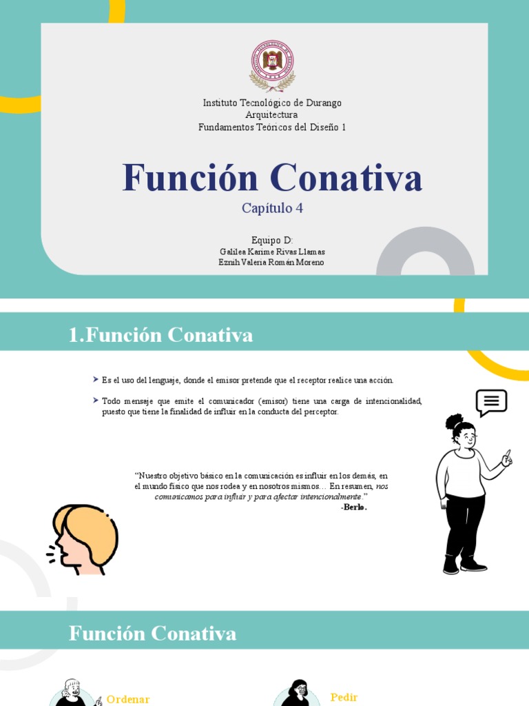 La Función Conativa | PDF | Las emociones | Comunicación