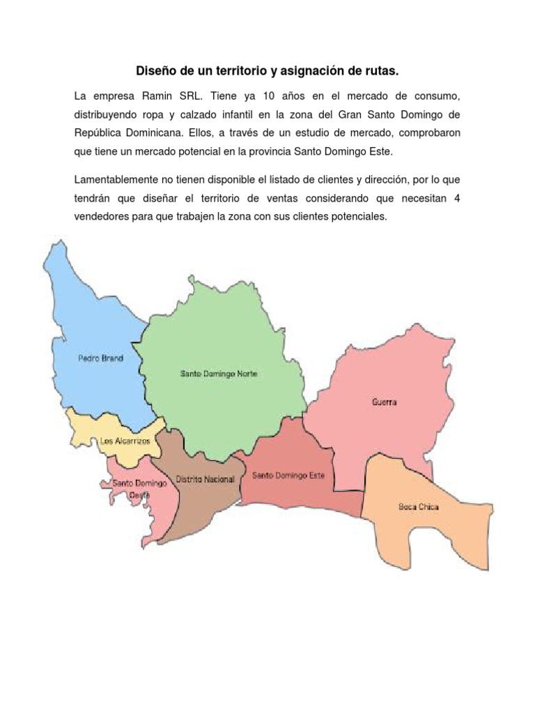 Ventas. Diseño de Un Territorio y Asignación de Rutas | PDF | República ...