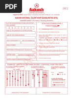 PRC Answer Sheet Sample 001 | PDF | Tests | Test (Assessment)