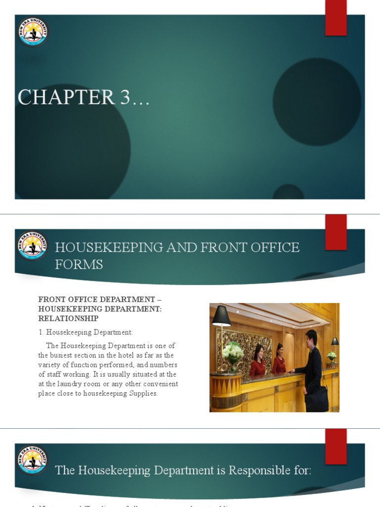 Chapter 3 Housekeeping | PDF | Call Centre | Communication