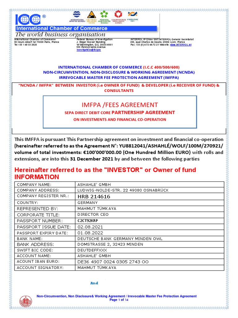 Impfa 2 Sepa SDD Score | PDF | Wire Transfer | Banks