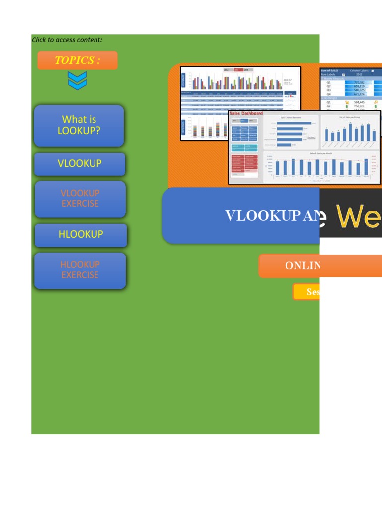 VL - VLOOKUP AND HLOOKUP - Part1 | PDF | Computer Programming | Algorithms And Data Structures