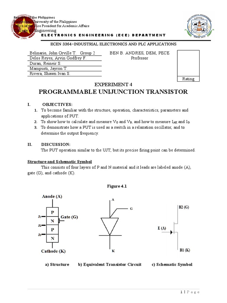 PUT Experiment Edited | PDF | Electronic Oscillator | Capacitor