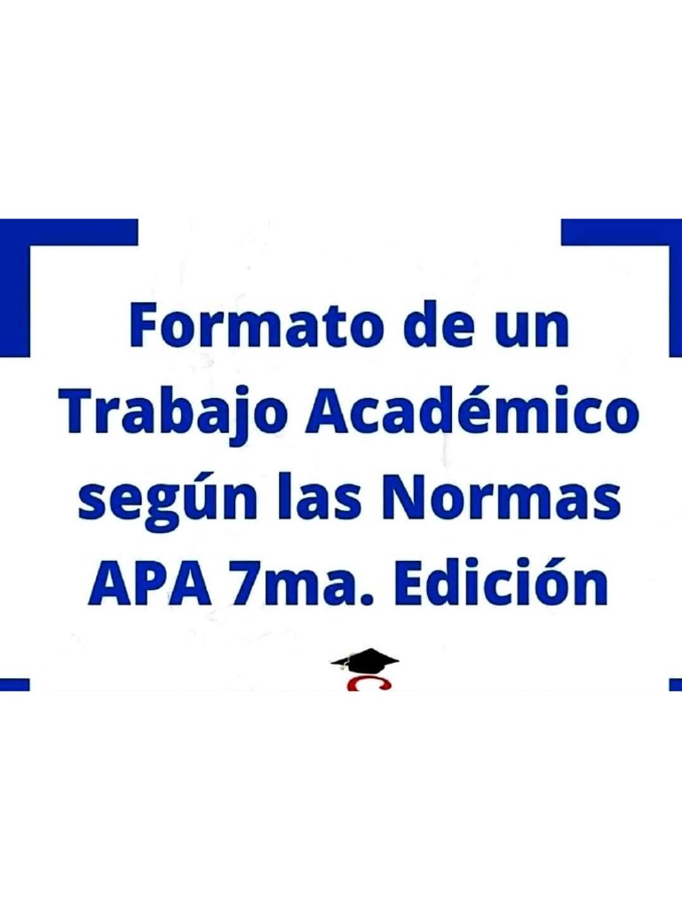 Normas APA 7ma V. | PDF
