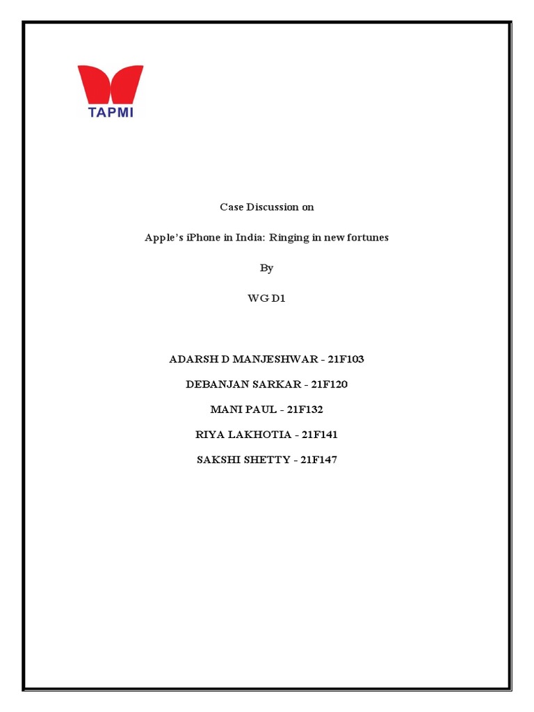 Economics Assignment Pdf Monopoly Apple Inc